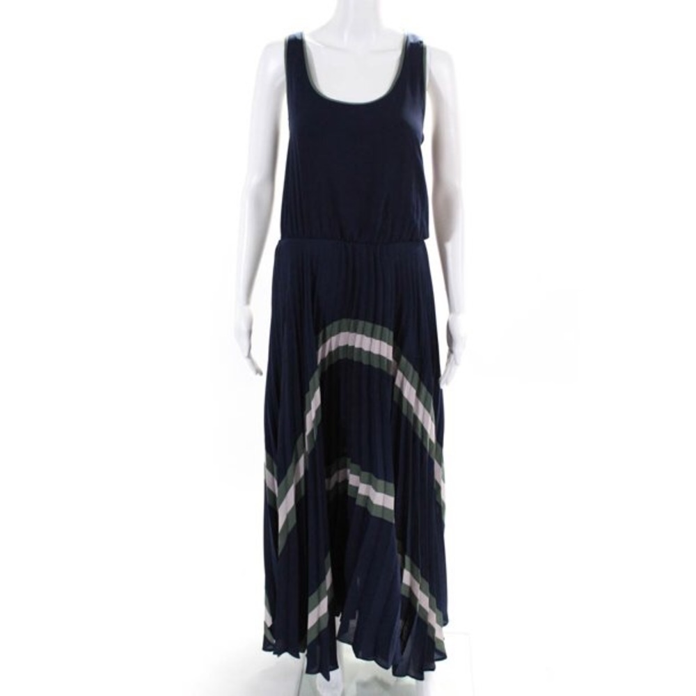 Parker Hansel Combo Navy Maxi Dress - Gem